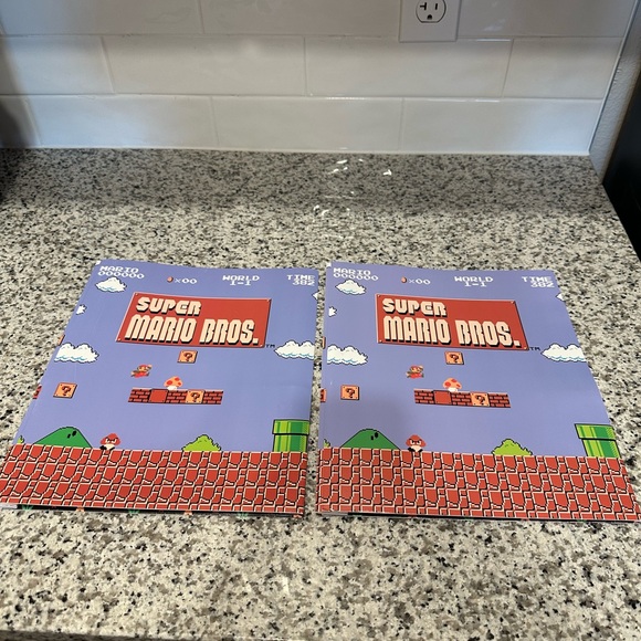 Storage & Organization | Super Mario Bros Two Pocket Folders | Poshmark